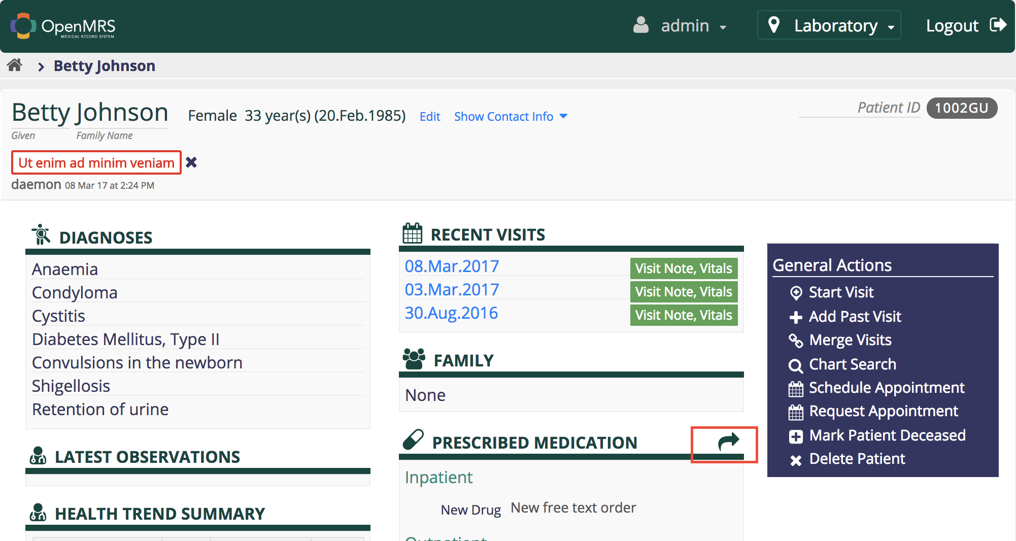 OpenMRS Interoperability - OpenELIS Global Documentation